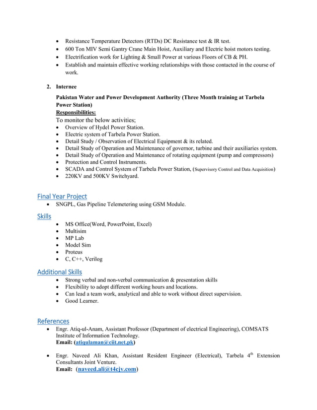 Asad khalid cv | PDF