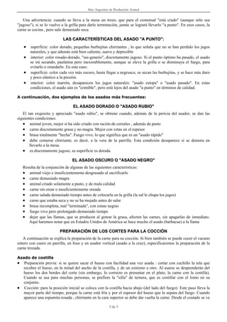 Asado argentino | PDF