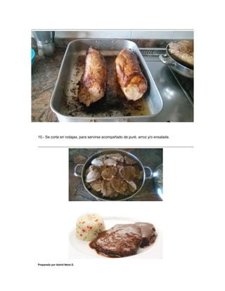 Asado negro de muchacho de res | PDF