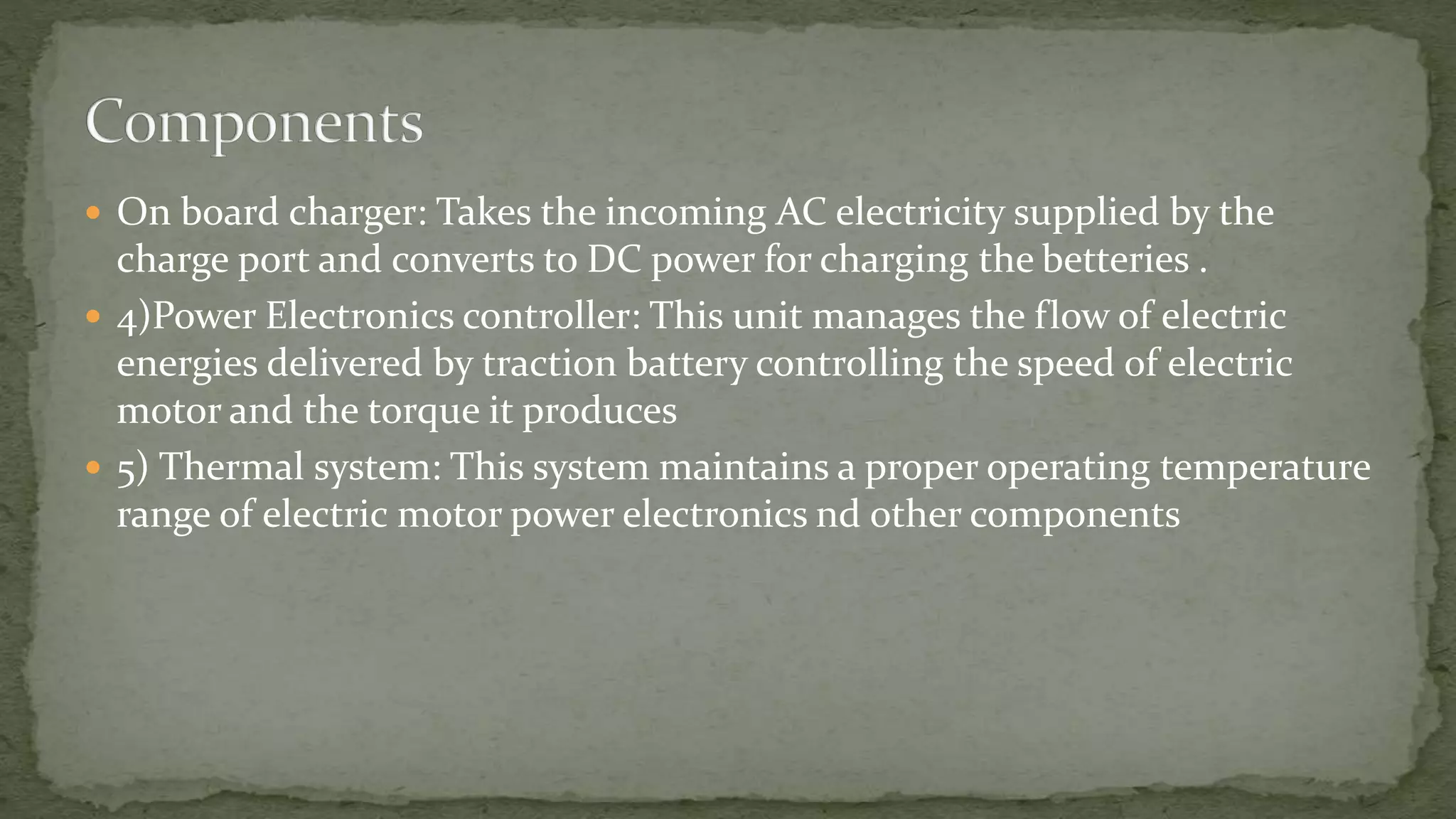 ELECTRIC VEHICLES | PPTX