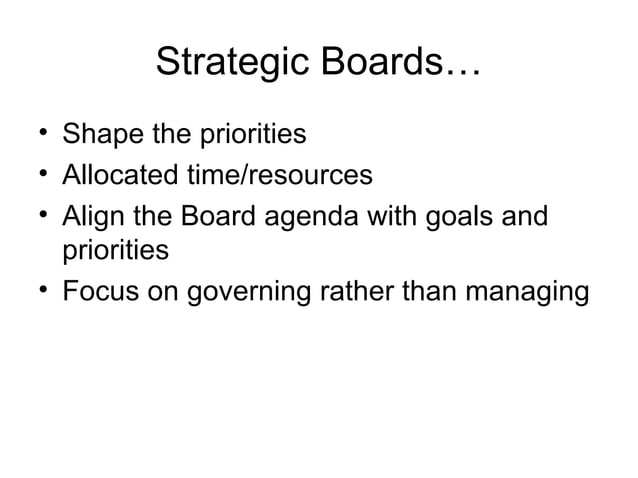 ASAE Engaging Your Board In Strategic Conversations | PPT