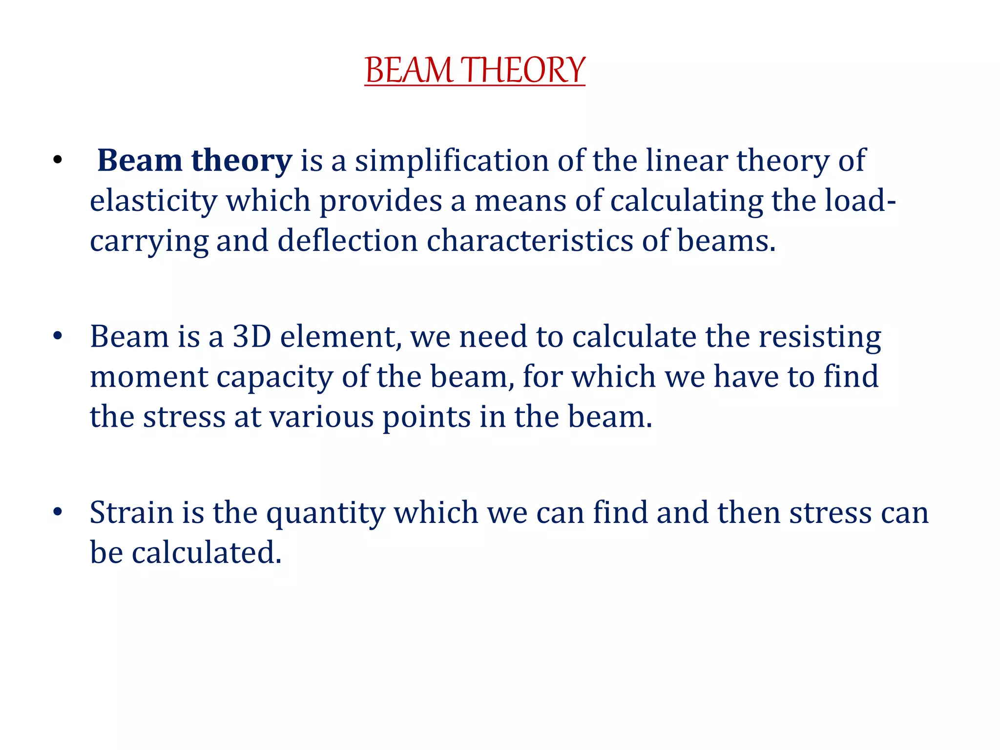 Nonlinear Beam theory | PPTX