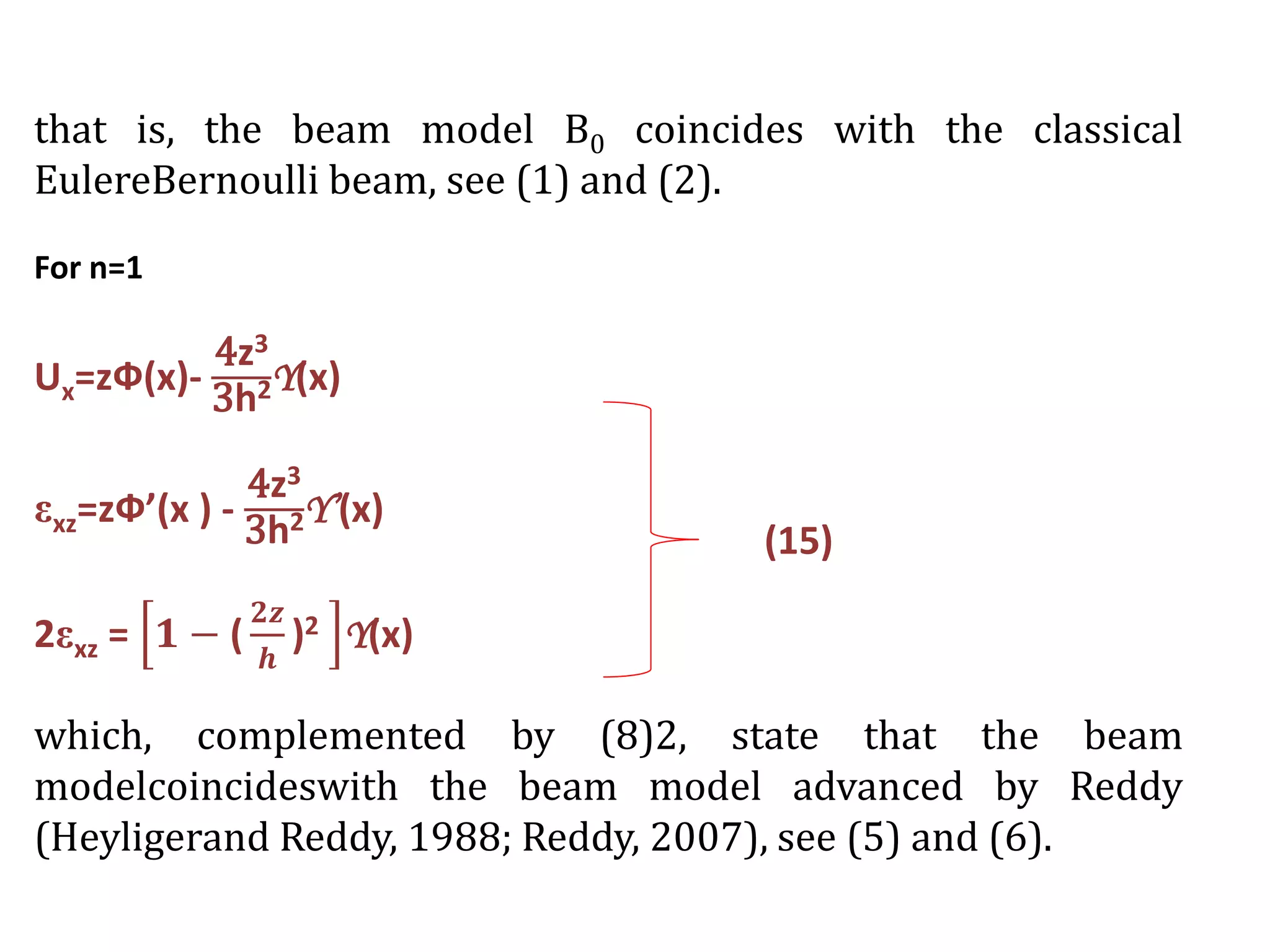 Nonlinear Beam theory | PPTX
