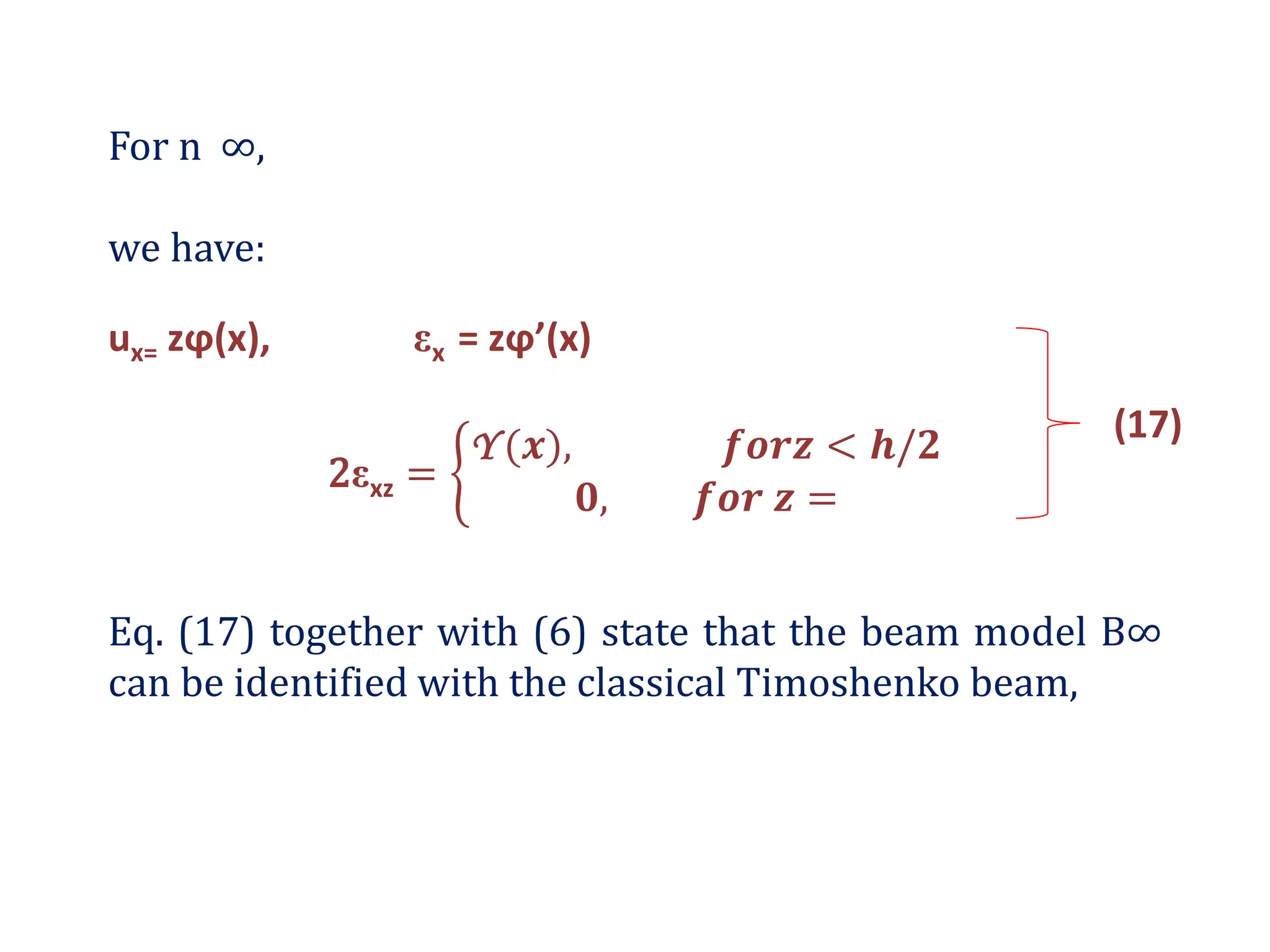 Nonlinear Beam theory | PPTX