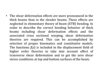 Nonlinear Beam theory | PPTX