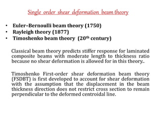 Nonlinear Beam theory | PPTX