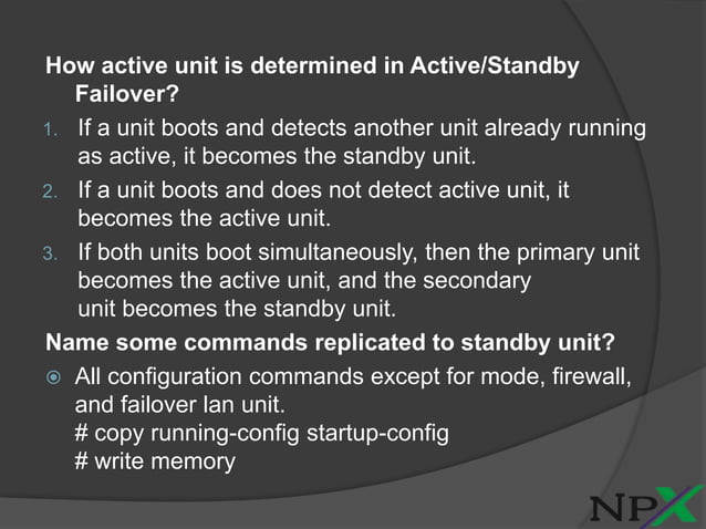 ASA Firewall Interview- Questions & Answers | PPT