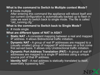 ASA Firewall Interview- Questions & Answers | PPT