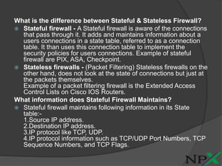 ASA Firewall Interview- Questions & Answers | PPT
