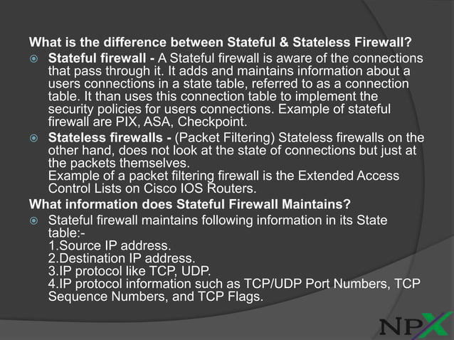 ASA Firewall Interview- Questions & Answers | PPT