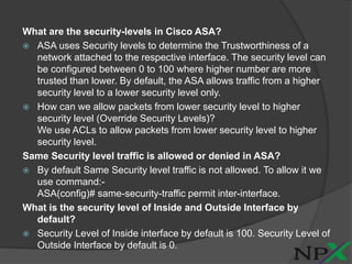 ASA Firewall Interview- Questions & Answers | PPT