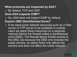 ASA Firewall Interview- Questions & Answers | PPT