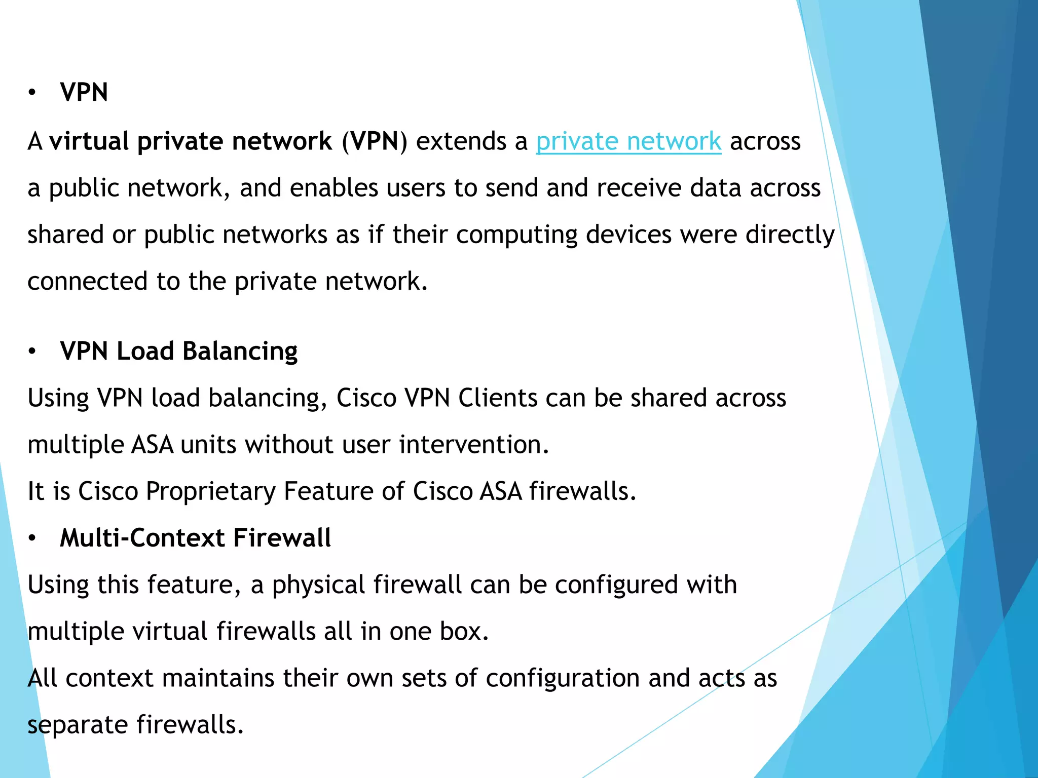 Cisco ASA Firewall Presentation - ZABTech center Hyderabad | PPTX