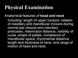 ASA Guidelines for Management of the Difficult Airway | PPTX