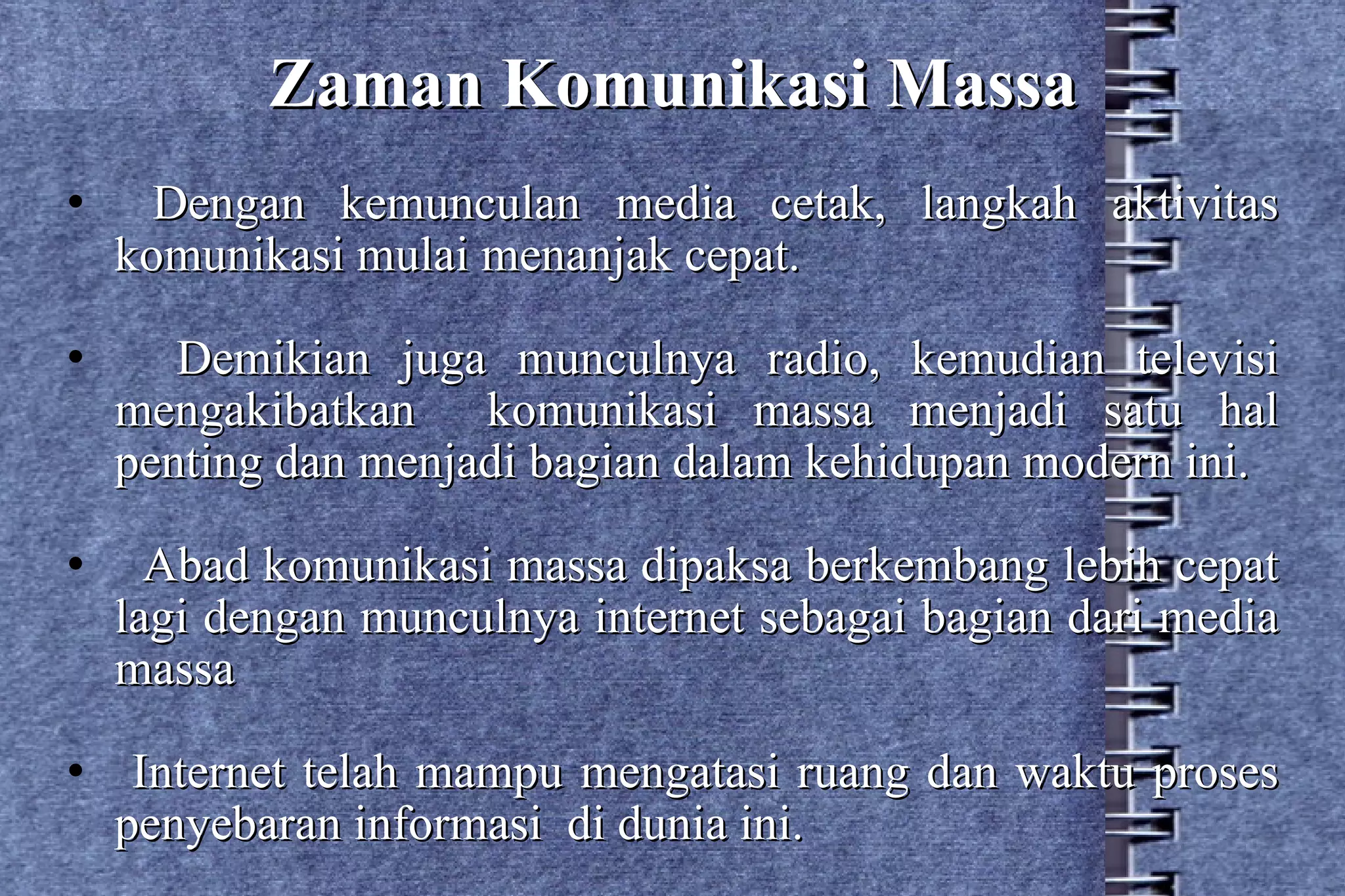 Asal usul komunikasi massa | PPT