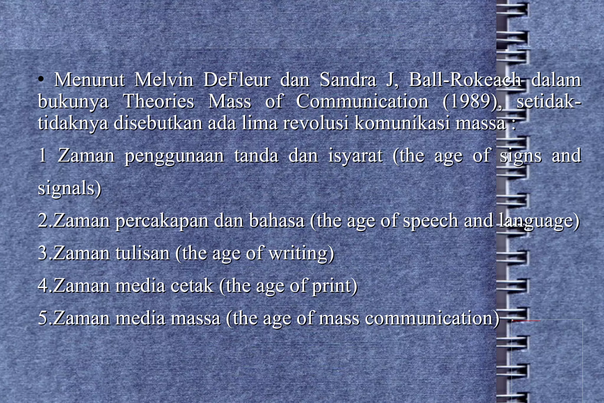 Asal usul komunikasi massa | PPT