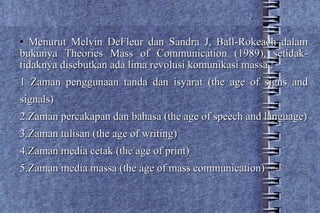 Asal usul komunikasi massa | PPT