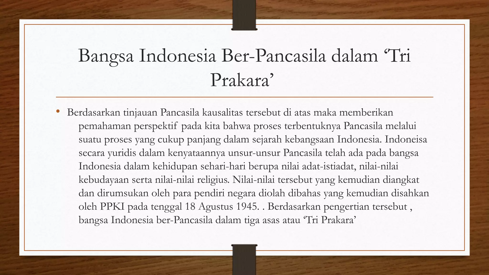 Asal mula pancasila (LANGSUNG) | ODP