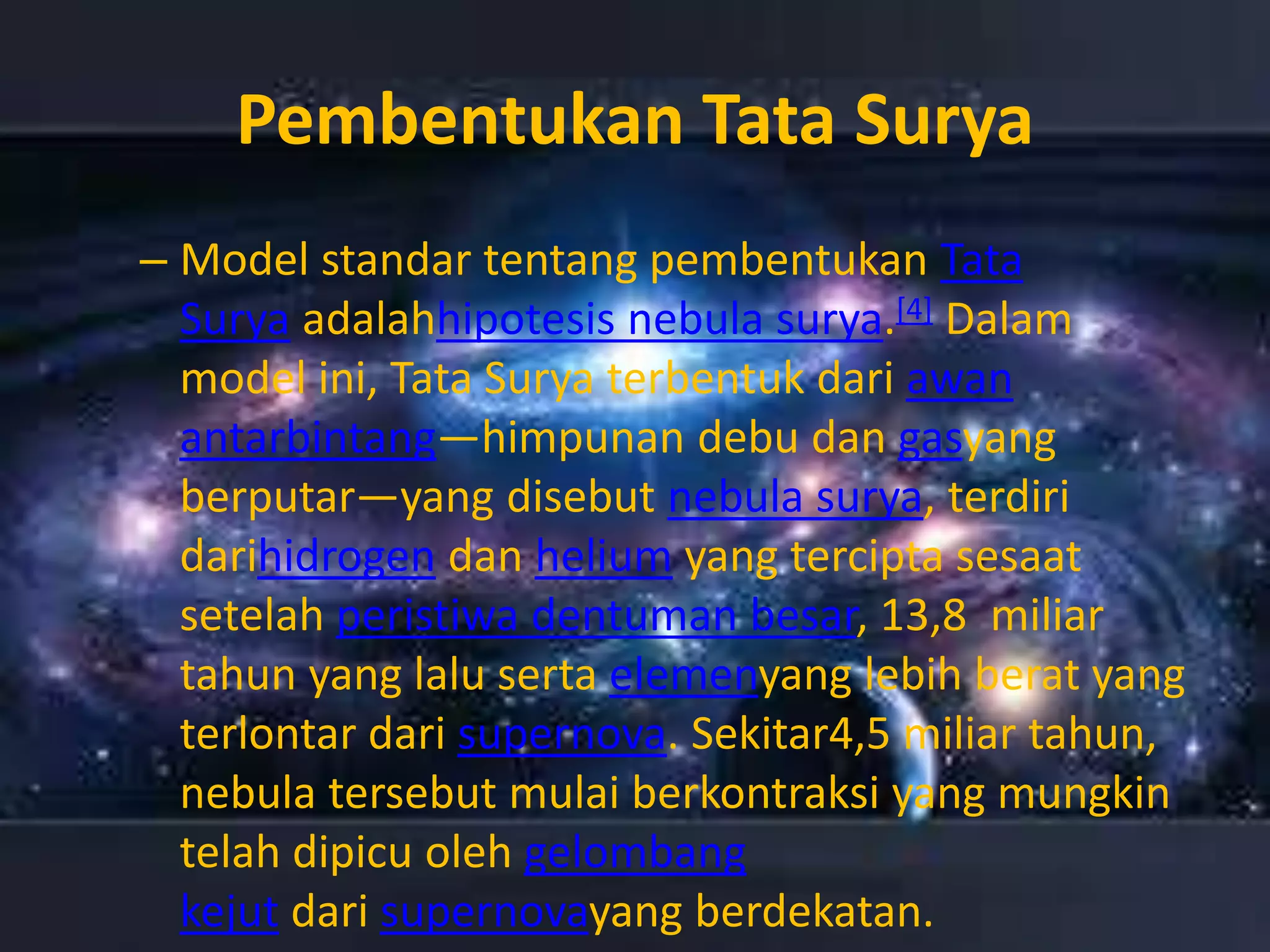 ASAL MULA TERJADINYA BUMI | PPTX