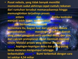 ASAL MULA TERJADINYA BUMI | PPTX