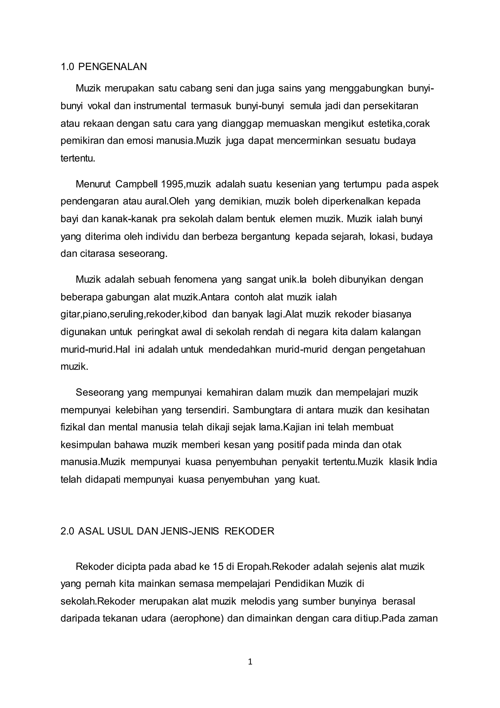 Asal usul kibod dan jenis kibod | DOCX