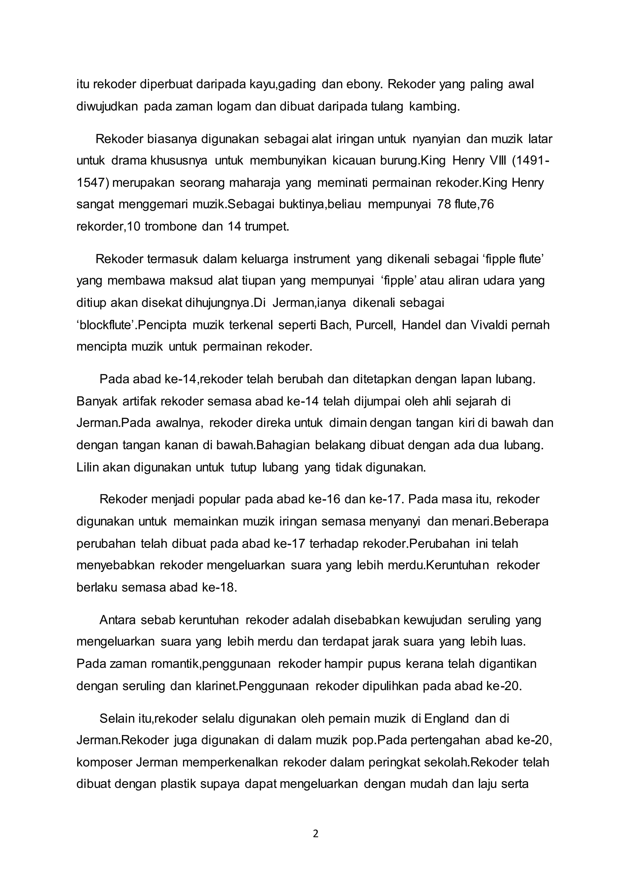 Asal usul kibod dan jenis kibod | DOCX