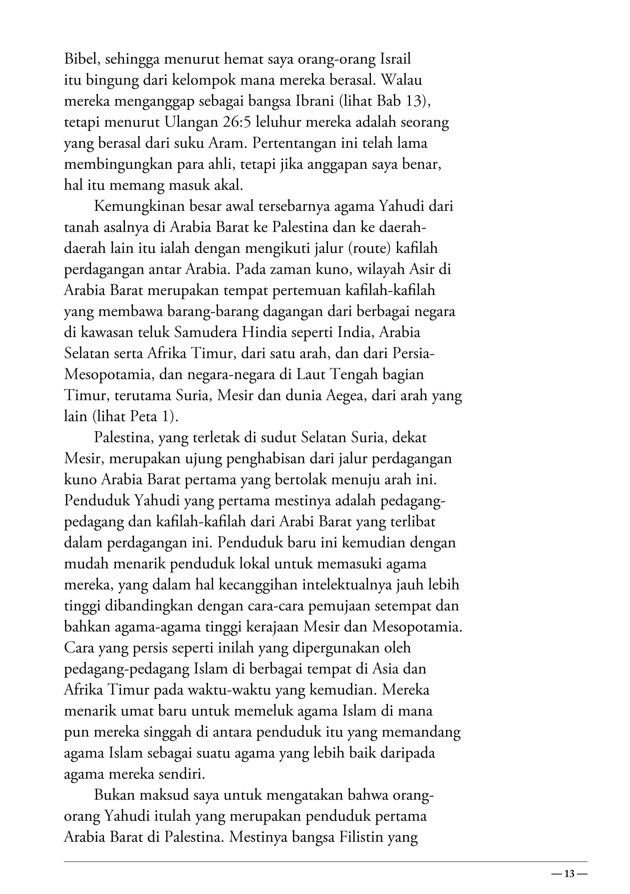 THE BIBLE CAME FROM ARABIA -- ASAL-USUL KITAB SUCI -- DR. KAMAL SALIBI ...