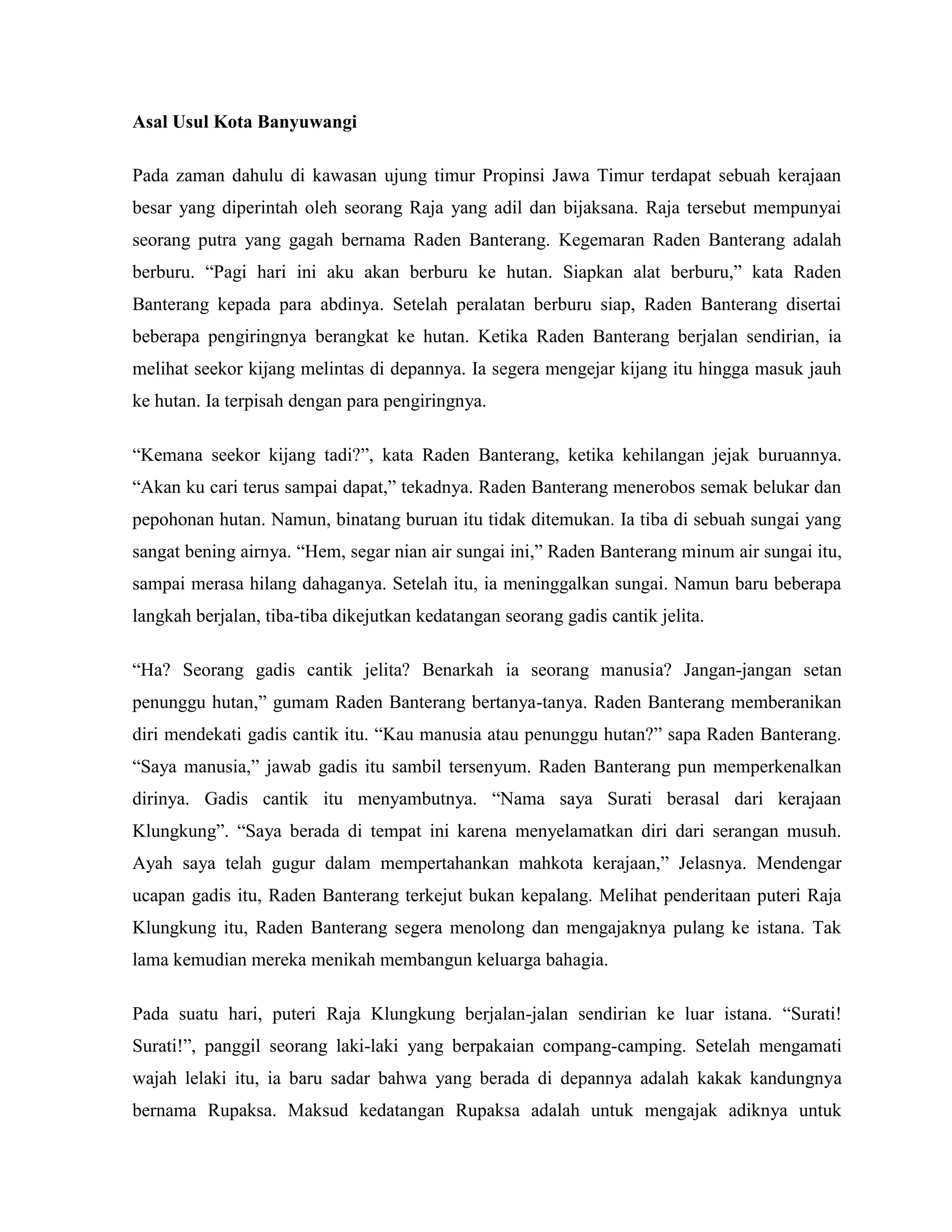 Asal usul kota | DOCX