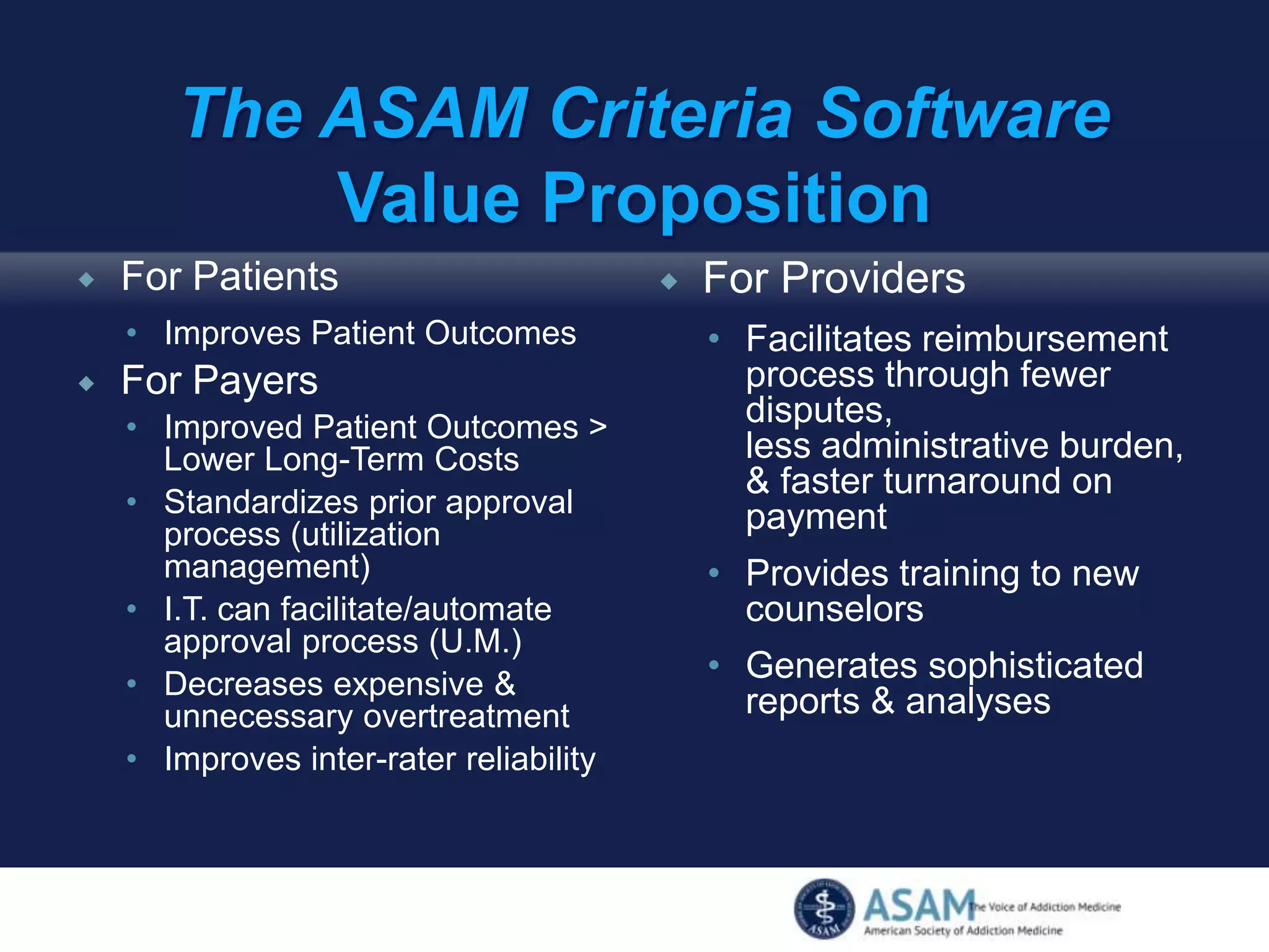 What's New in The ASAM Criteria | PPTX