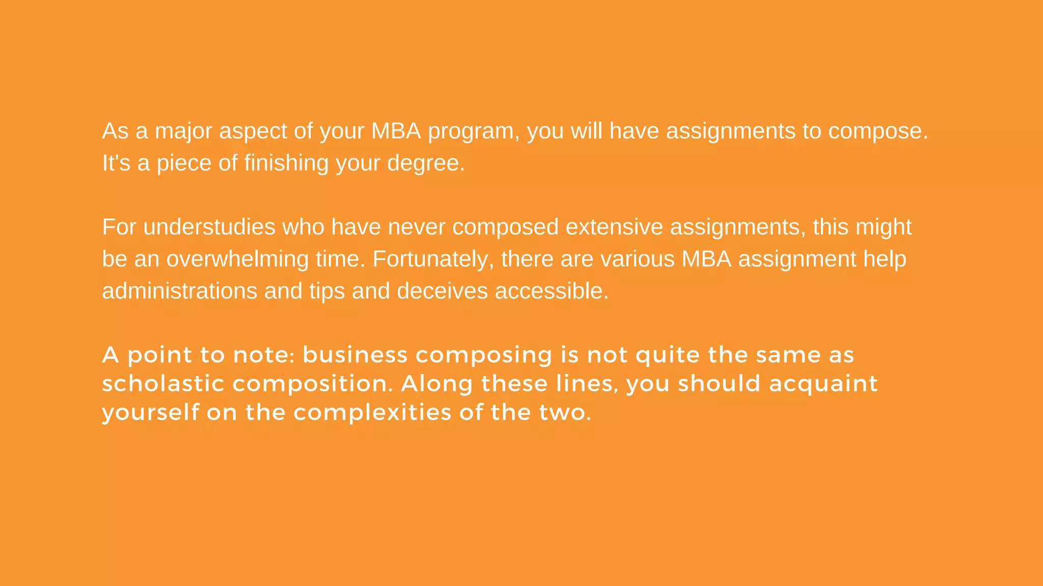 MBA Assignment Help Tips | PPT