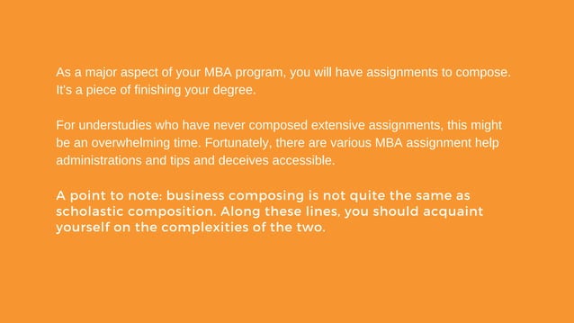 MBA Assignment Help Tips | PPT
