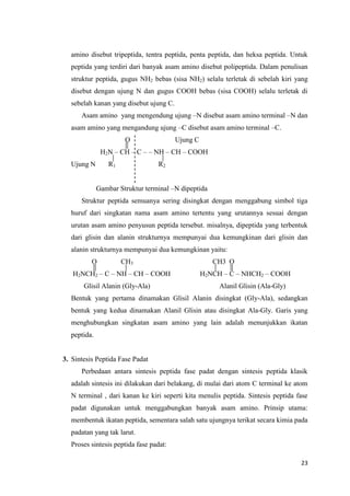 Asam amino, peptida, protein | DOCX