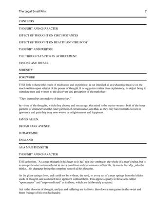 As a Man Thinketh | PDF