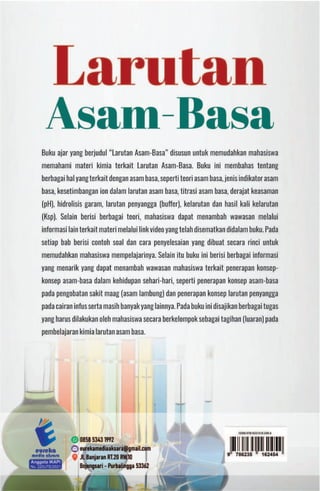 materi kimia asam basa kelas XI untuk sma | PDF