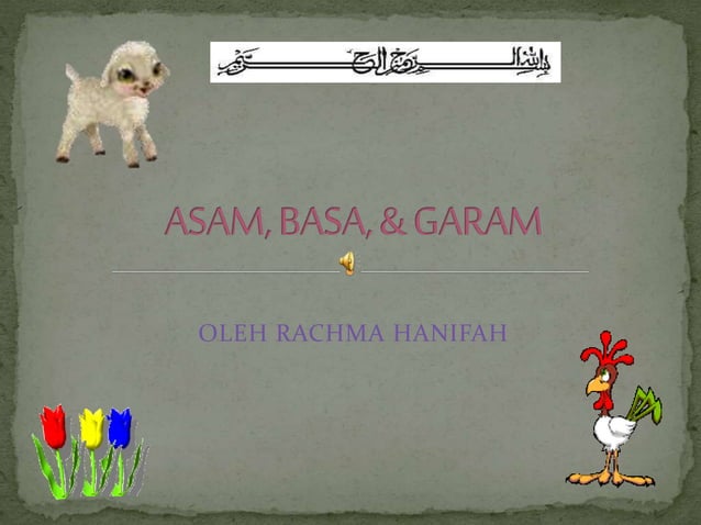 Asam, basa, & garam | PPTX