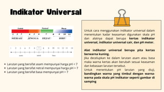 Asam, Basa, Garam - materi kimia kelas 7 | PDF