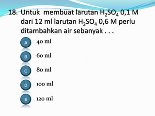 Asam basa & stoikiometri larutan | PPTX