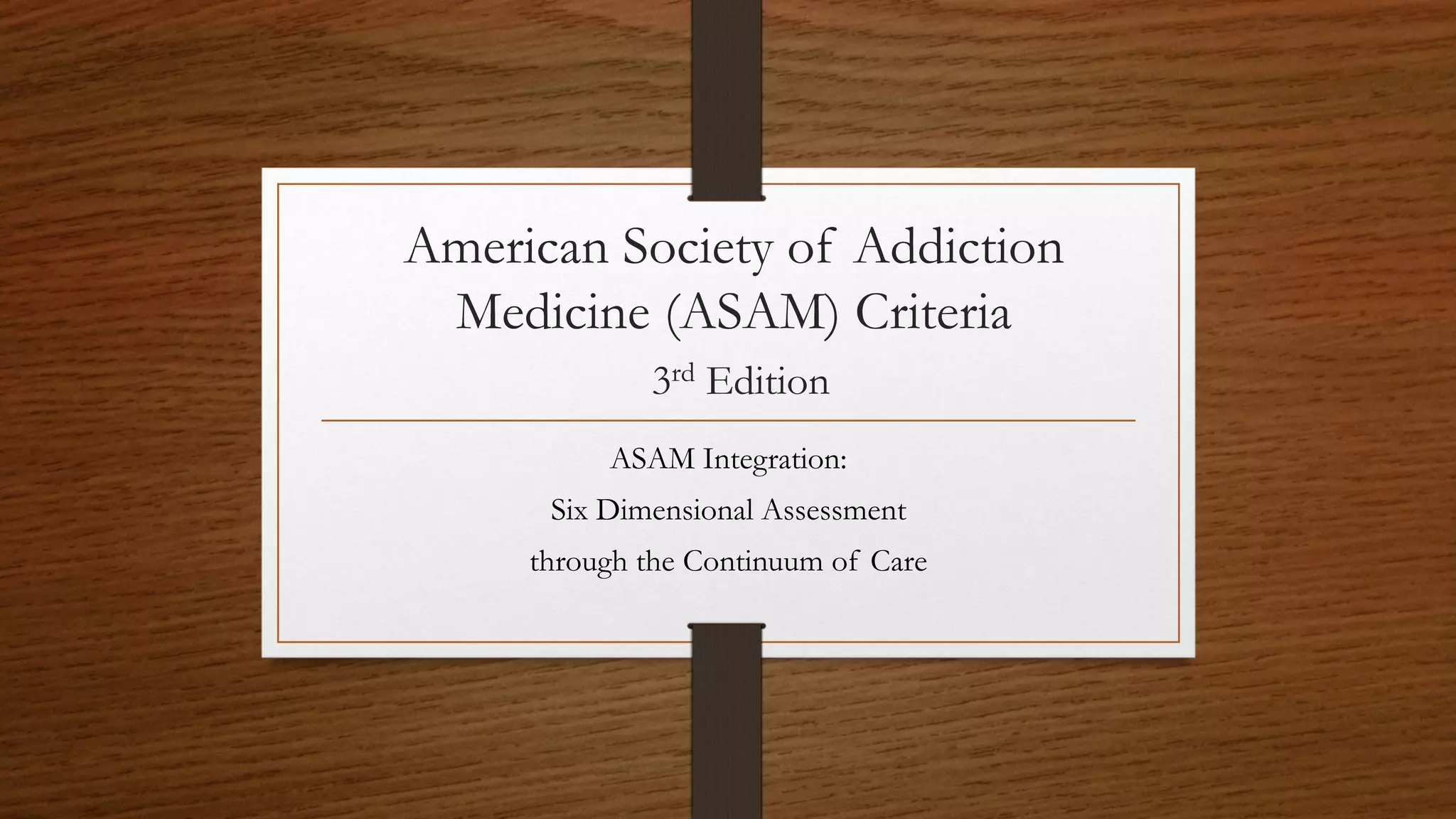 Asam criteria attc online module 2018_week 1 ppt | PDF