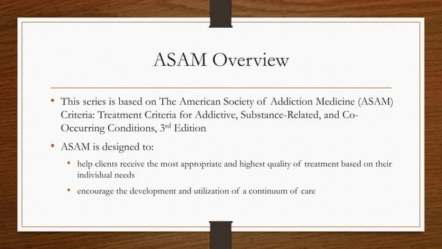 Asam criteria attc online module 2018_week 1 ppt | PDF