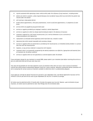 ASA Benefit Details | PDF