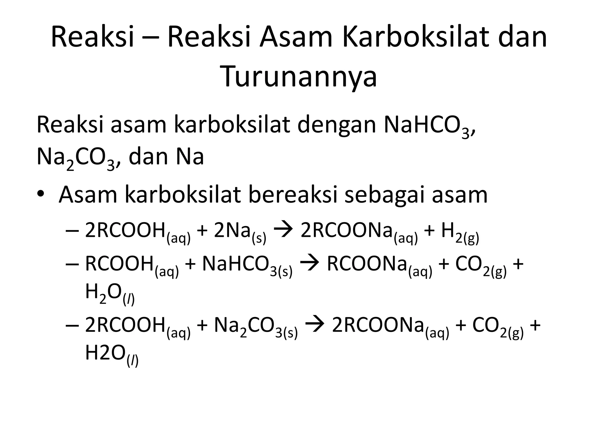 Asam karboksilat dan turunannya | PPTX
