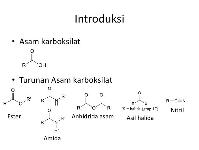 Asam karboksilat dan turunannya
