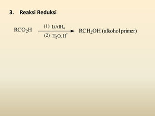 Kimia Organik (Asam karboksilat dan ester) | PPTX