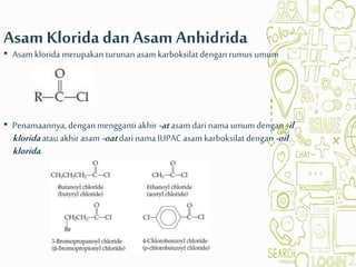 Asam karbosilat dan turunannya | PPTX