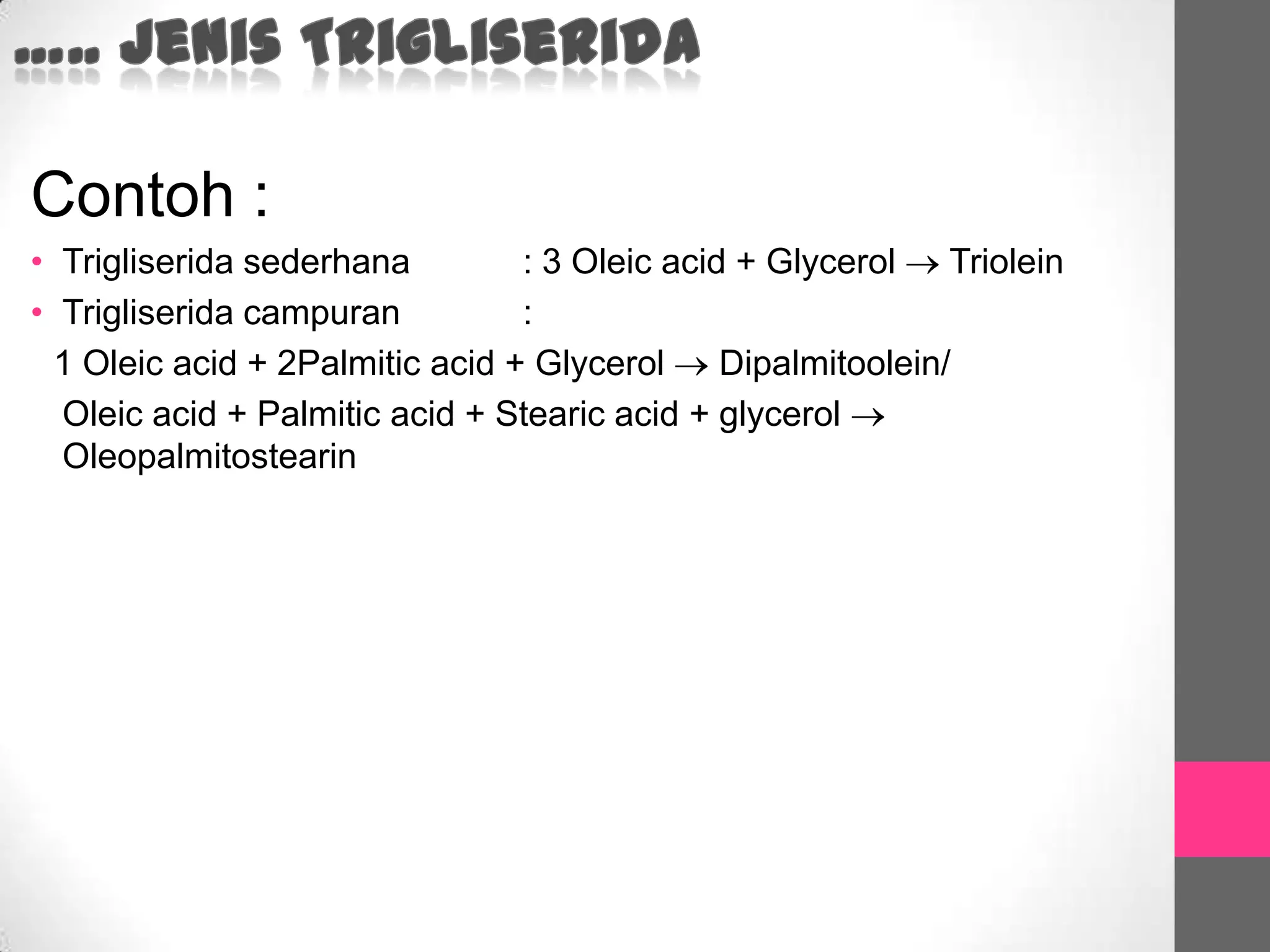 Asam Lemak (Fatty Acid) | PPTX
