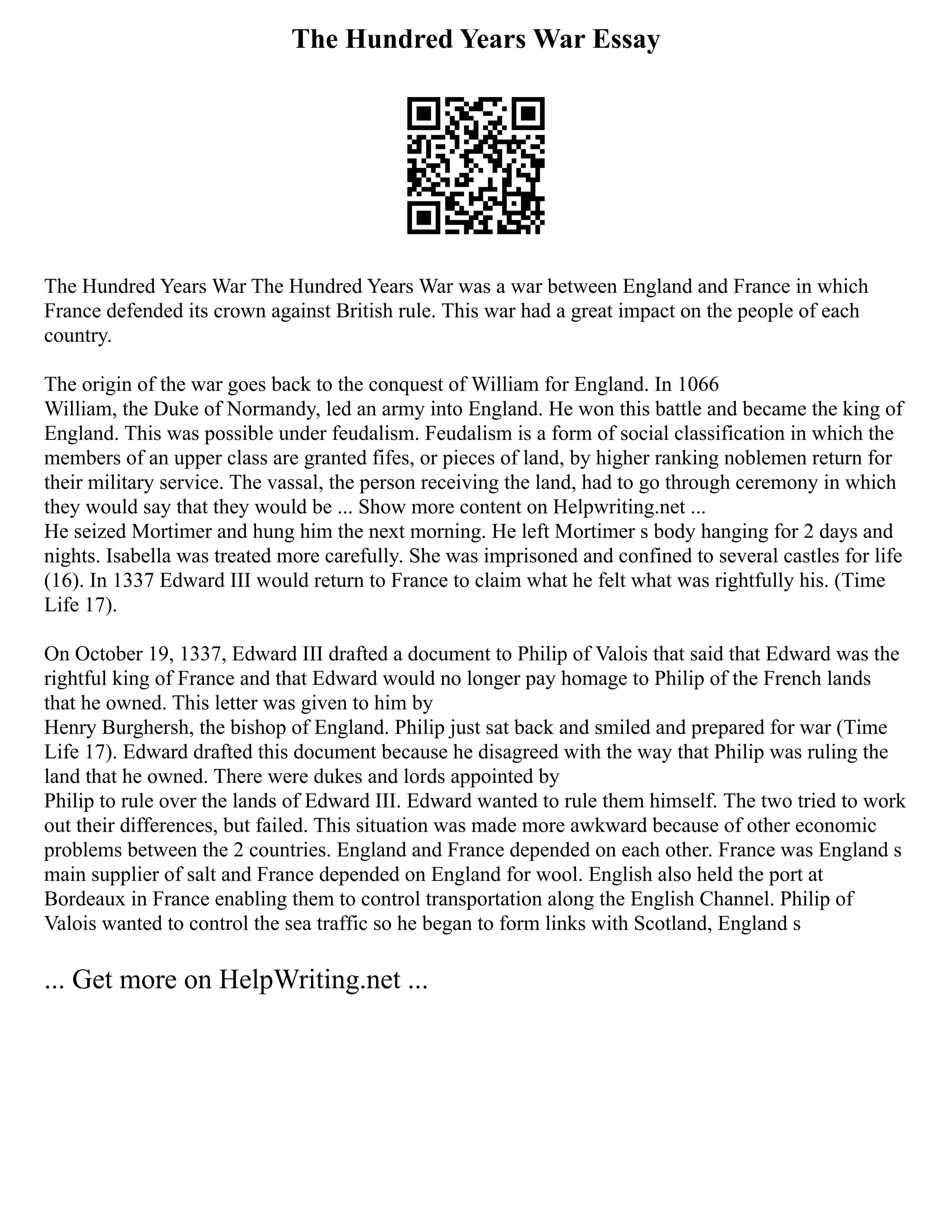 A Sample Position Paper - PHDessay.Com