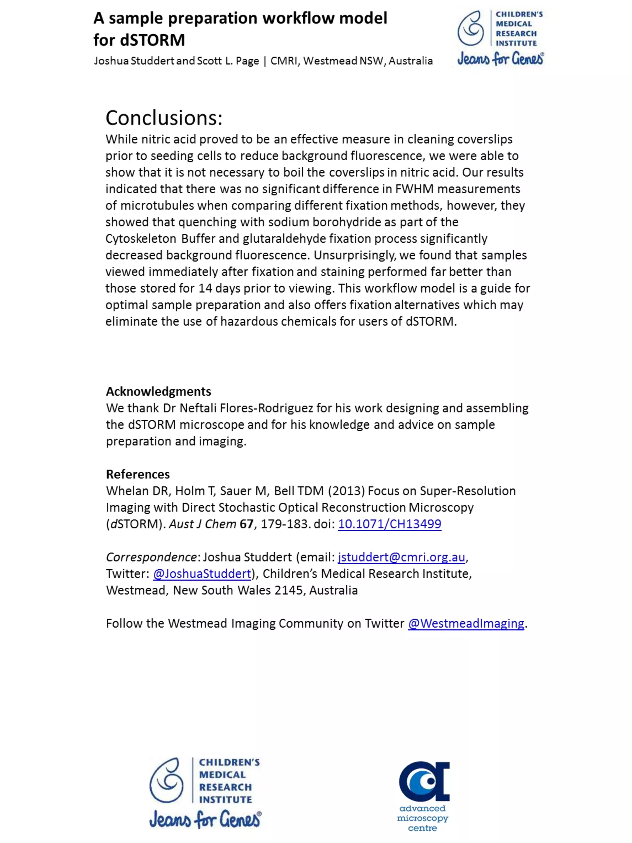 A sample preparation workflow model for dstorm | PPTX