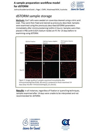 A sample preparation workflow model for dstorm | PPTX
