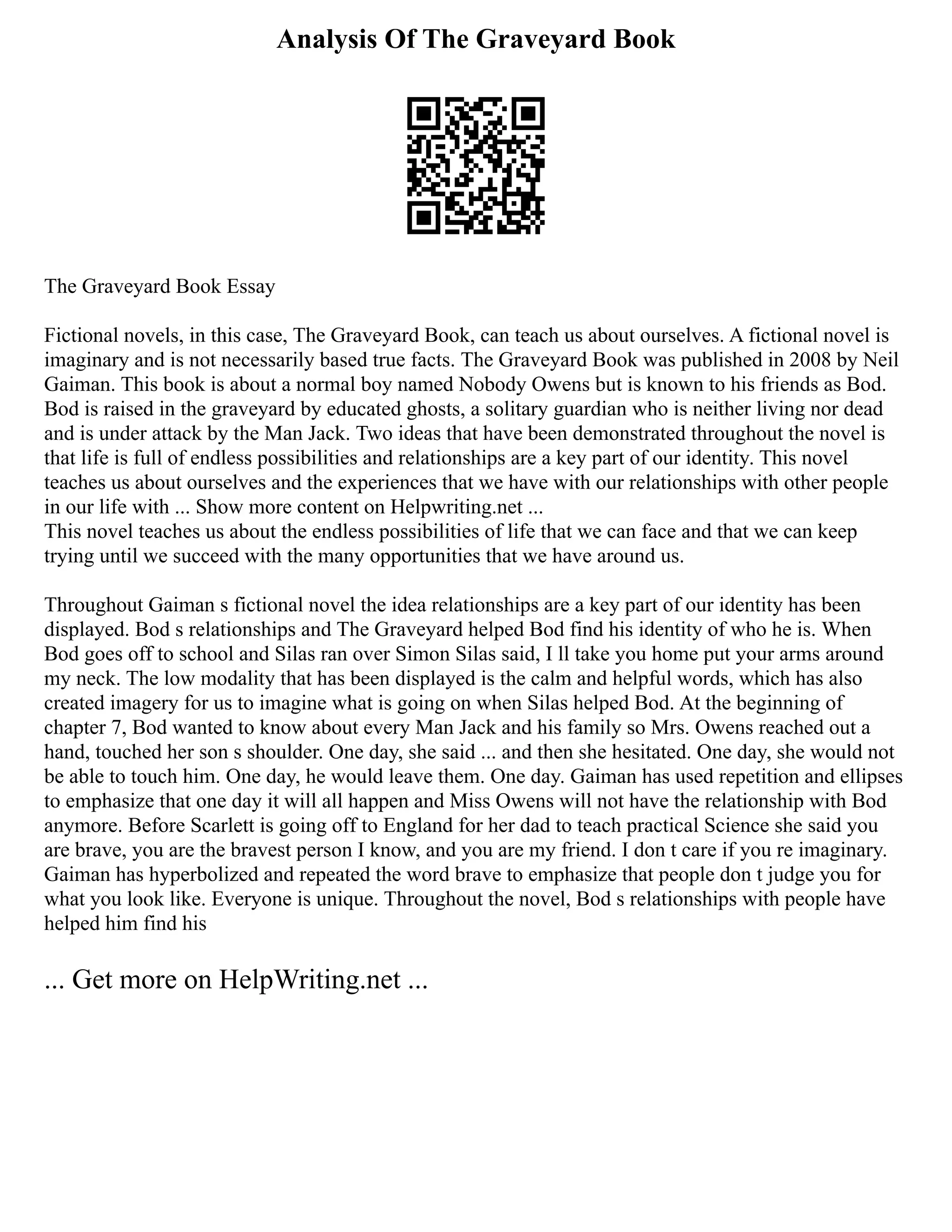 A Sample Term Paper - Examples Papers | PDF