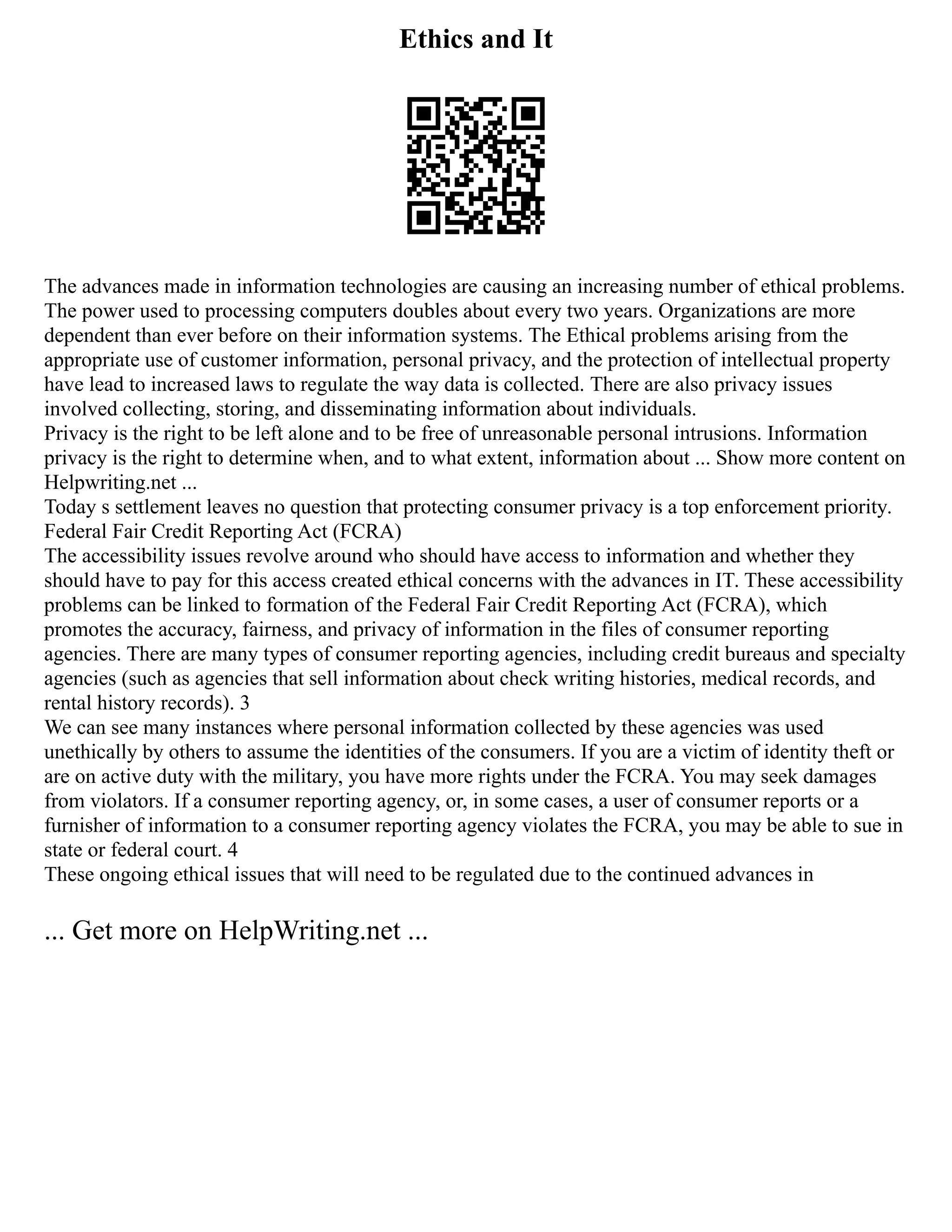 A Sample Term Paper - Examples Papers | PDF